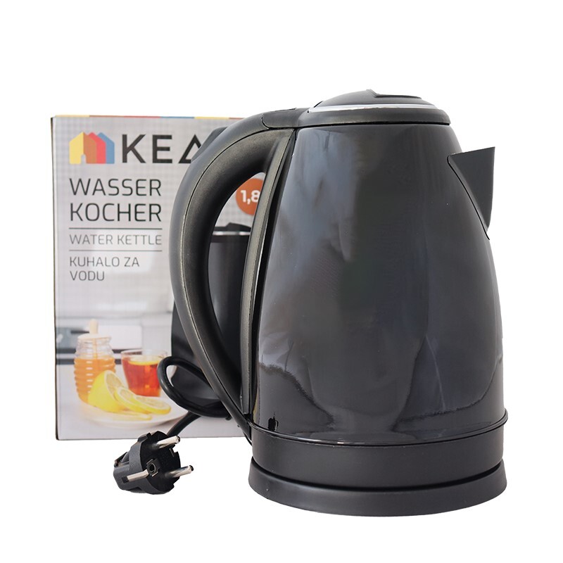 GRELNIK VODE INOX ČRN 1,8L – ROX Slovenija